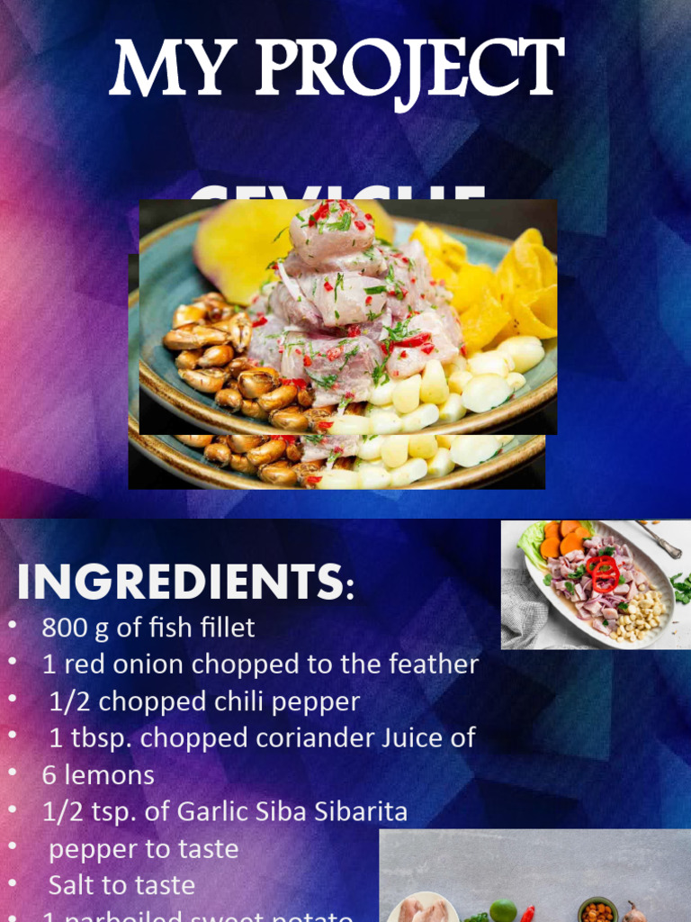 Authentic Peruvian Ceviche Recipe | PDF