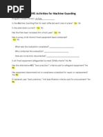 5 Point Safety System Checklist | PDF