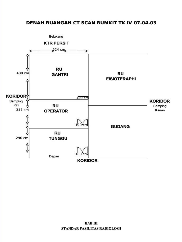 PDF Contoh Denah Ruangan Ct Scan Compress | PDF
