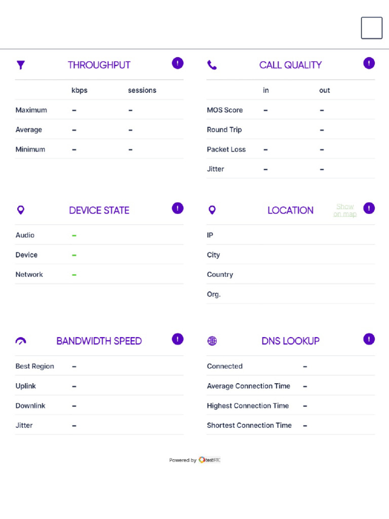 Network Test Highlights | PDF