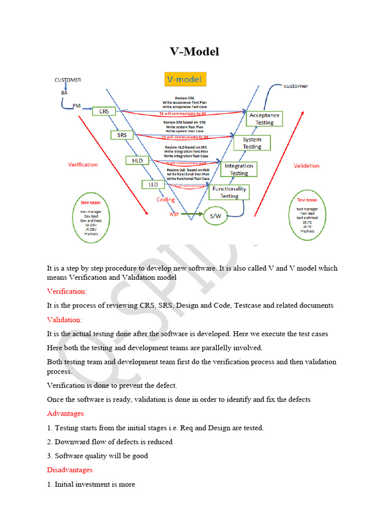 V-Model vs Prototype Model Guide | PDF | Computers