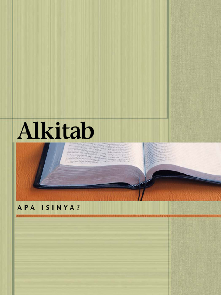 Alkitab Apa Isinya | PDF