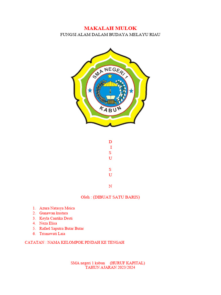 MAKALAH MULOK Kelompok 4 | PDF