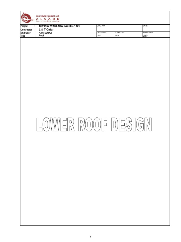 Lower Roof Design | PDF