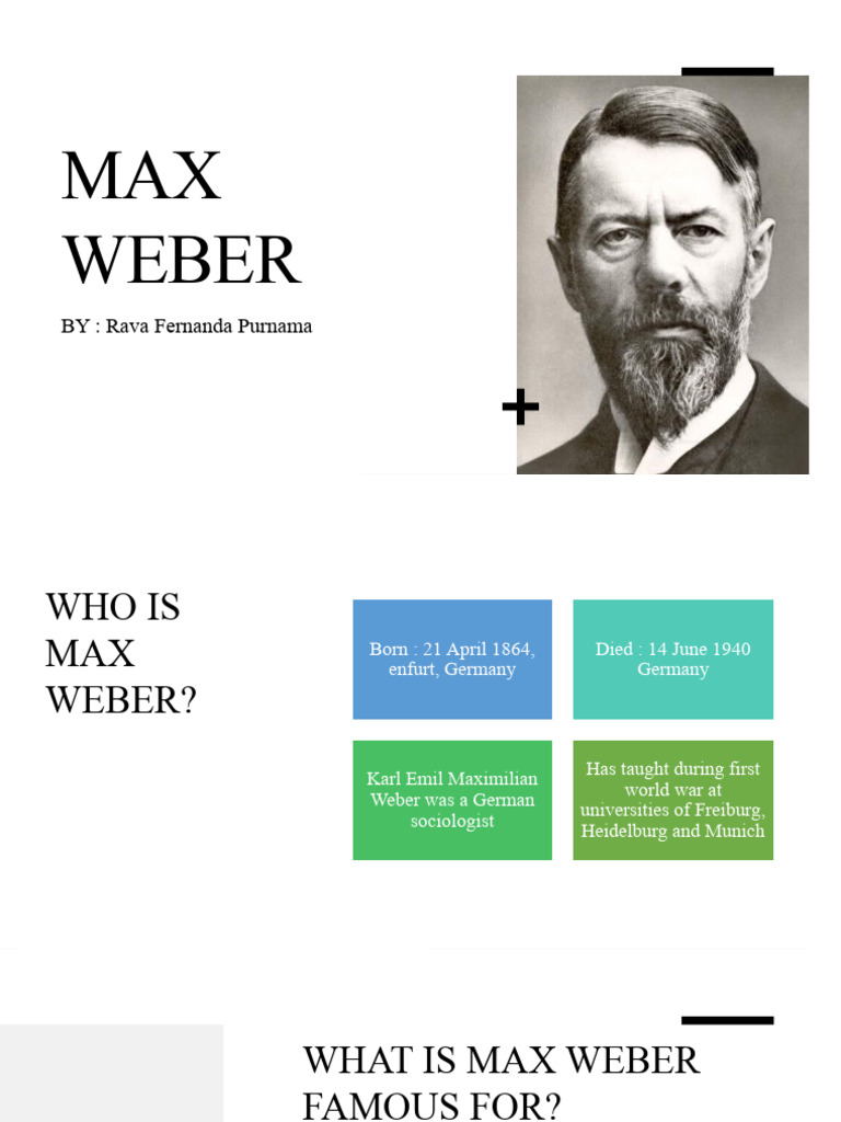 Max Weber | PDF | Max Weber