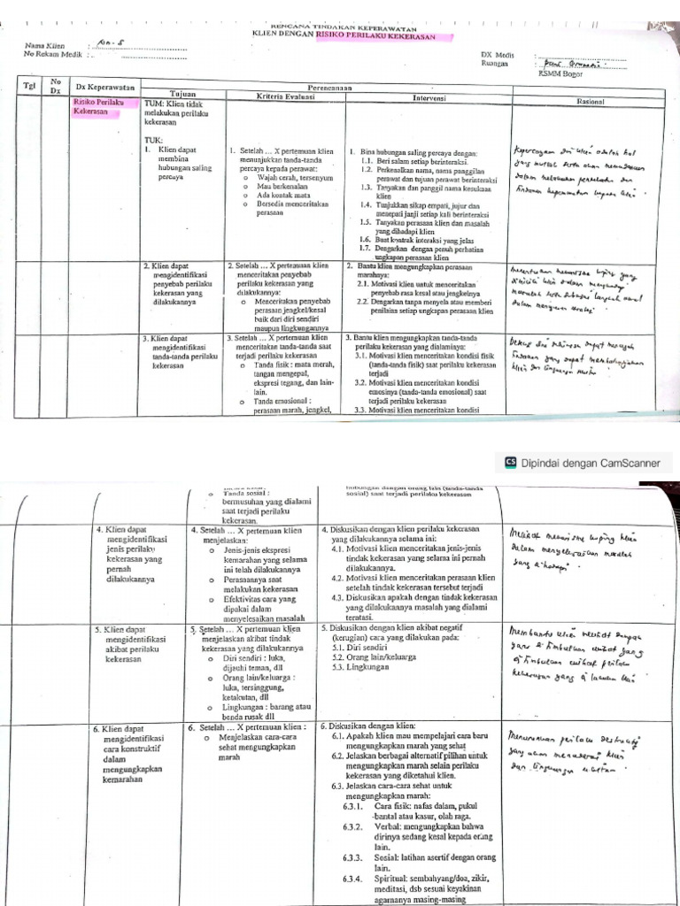 Intervensi Keperawatan RPK | PDF