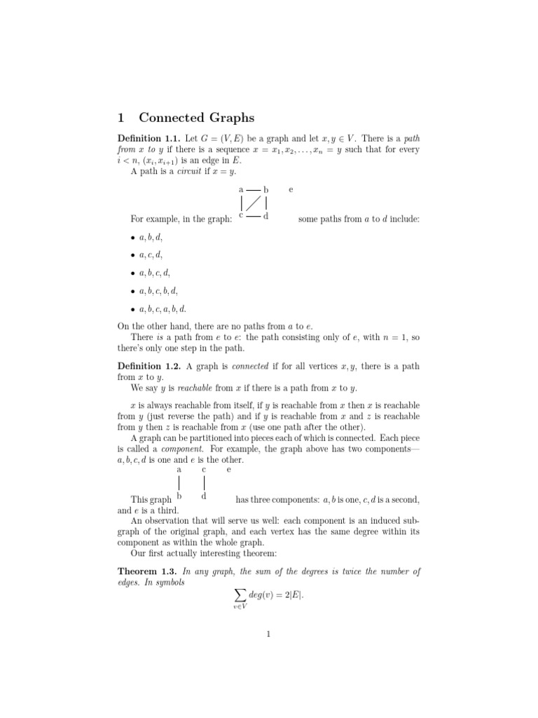 Lecture 3 (Sep 5) | PDF | Graph Theory | Mathematical Relations Lecture 3 (Sep 5) | PDF | Graph Theory | Mathematical Relations