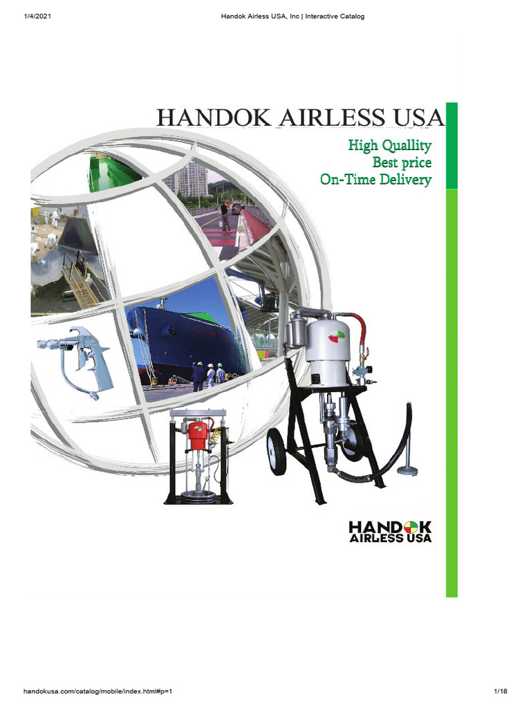 Handok Airless USA, Inc - Interactive Catalog | PDF