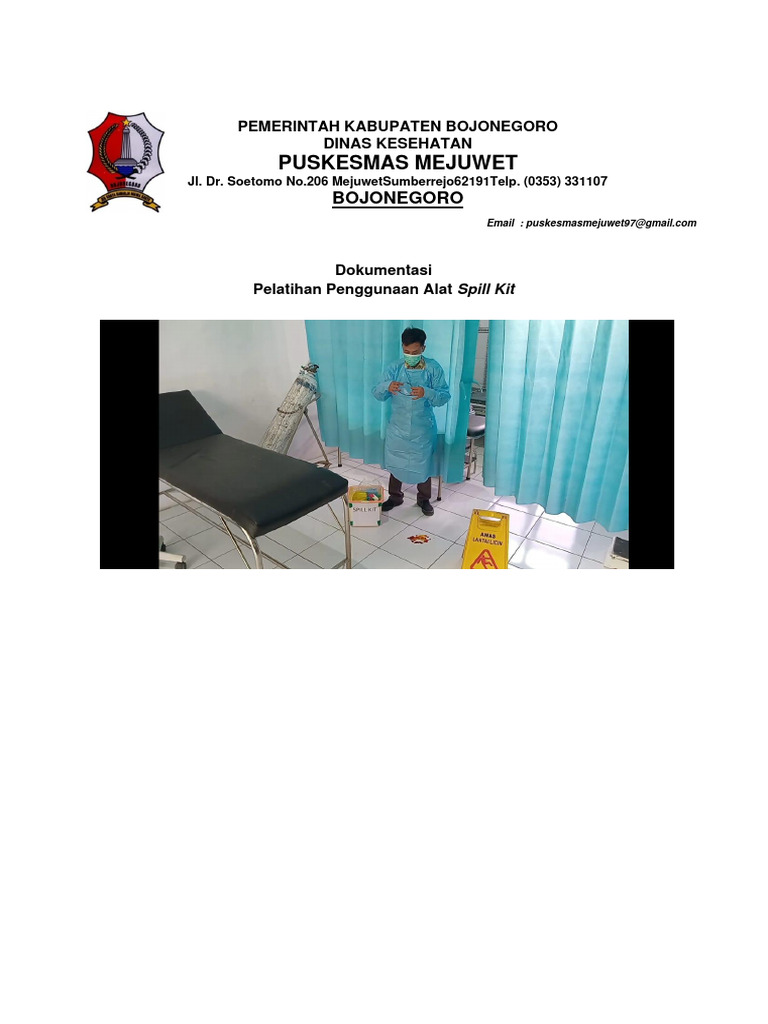 Pelatihan Penggunaan Spill Kit | PDF