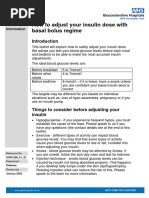 Insulin Sliding Scale Protocol Guide | PDF