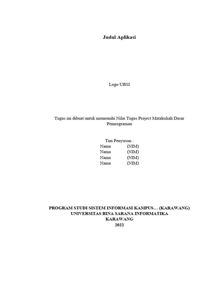 Laporan Proyek Aplikasi Python | PDF | Komputer