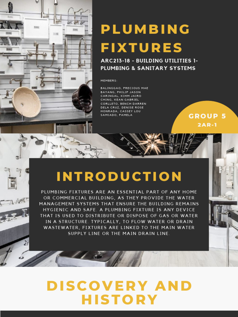 Plumbing Fixtures - 2ar 1 | PDF | Plumbing | Shower