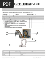 Chain Block Inspection Checklist Form | PDF