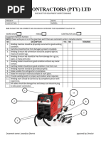 Portable Grinder-Pre Inspection Checklist | PDF | Personal Protective ...