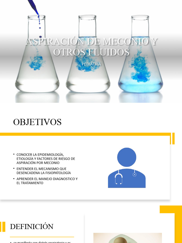 Aspiración de Meconio y Otros Fluidos | PDF | Feto | Enfermedades y ...