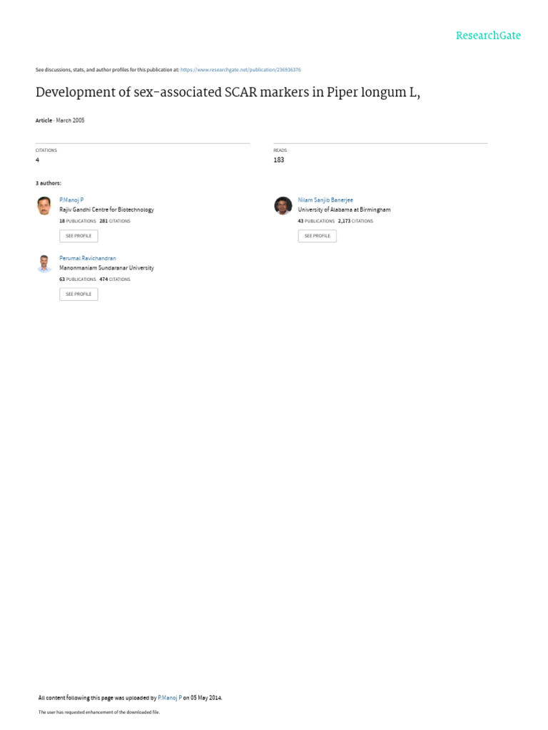 PGRpaper | PDF | Polymerase Chain Reaction | Dna Sequencing