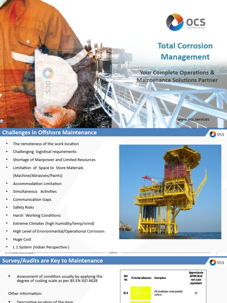 AIMS TCM Capability Presentation | PDF | Offshore Drilling | Corrosion