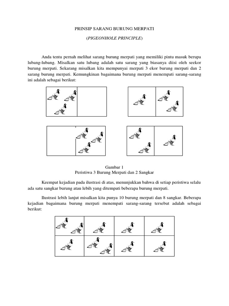 Prinsip Sarang Burung Merpati | PDF