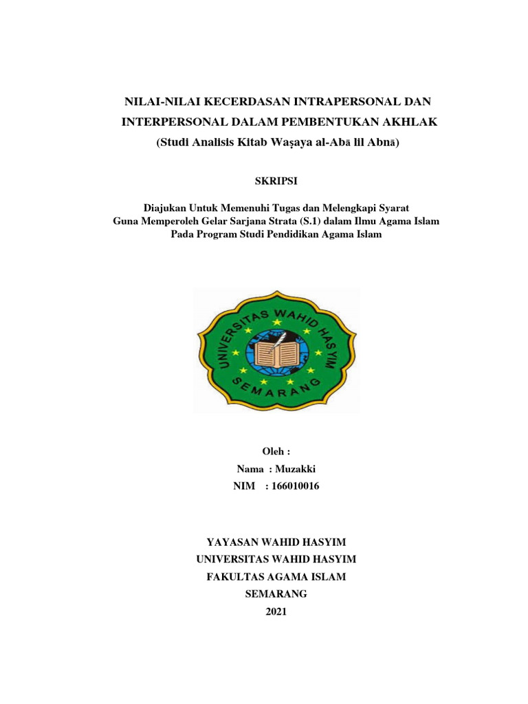 Skripsi Full Text | PDF | Karier & Perkembangan | Sains & Matematika
