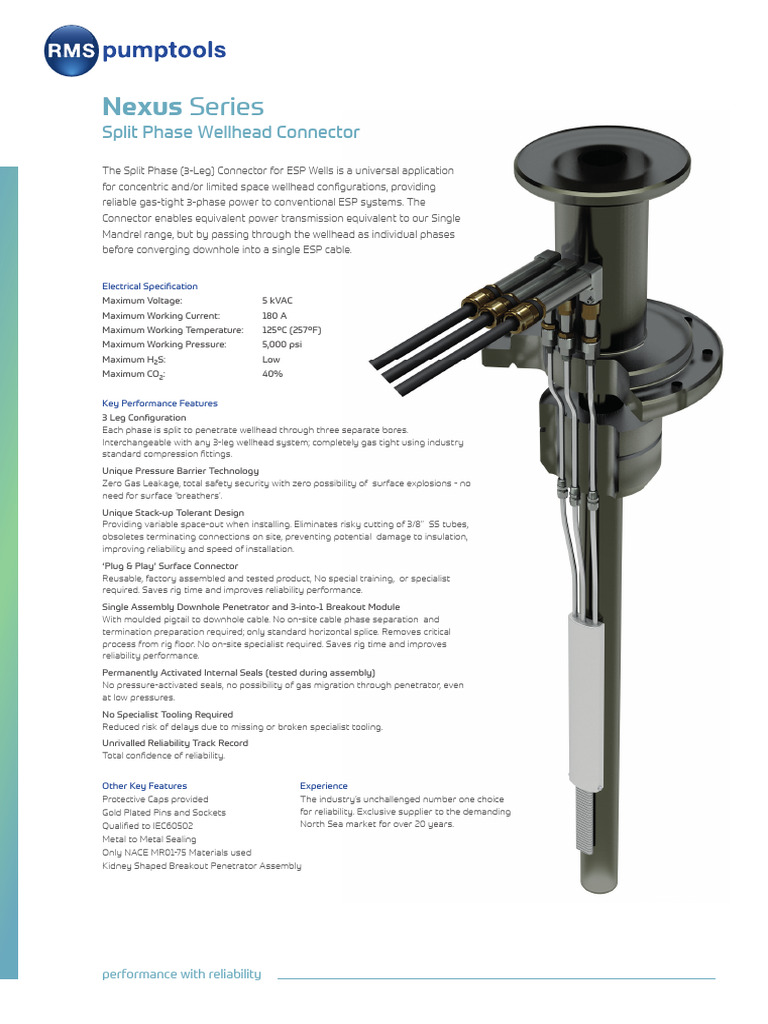 3-Leg Wellhead Connector Specifications | PDF | Electrical Connector ...