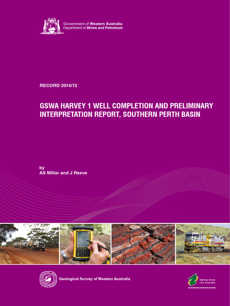 GSWA Harvey 1 Well Report 2014 | PDF