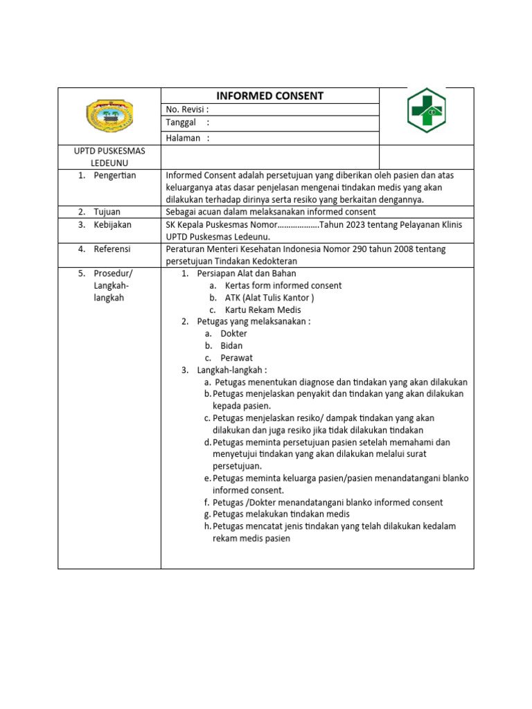 SOP FORMULIR RM 2023 | PDF