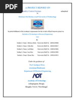 Gtu Summer Internship Report Sample | PDF