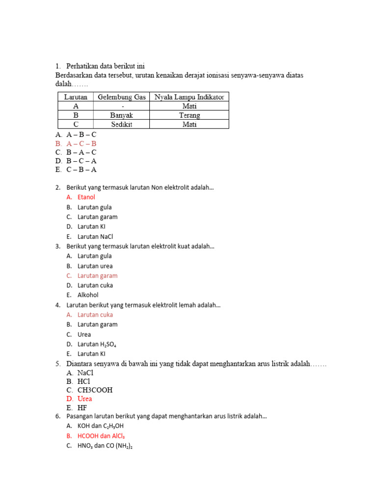 Kimia Kelas X Semester Genap | PDF