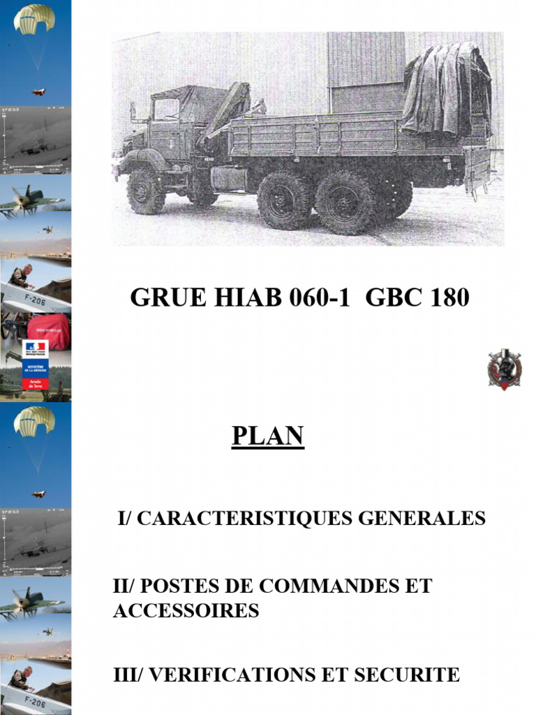 Fiche Technique Grue Hiab 060-1 GBC 180 | PDF