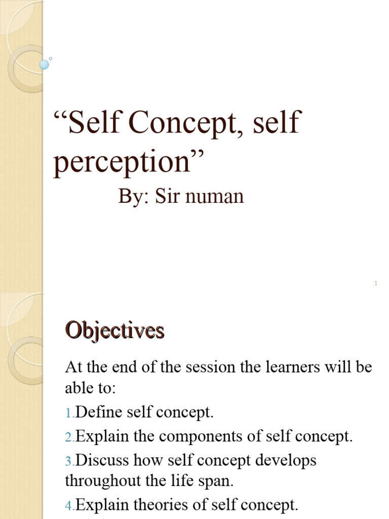 Self Concept | PDF