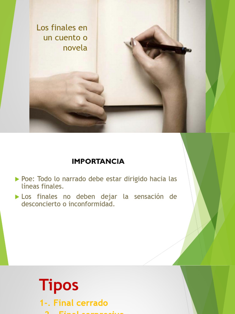 Tipos de finales en cuentos y novelas | PDF