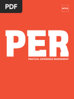 ACCA Performance Objective Guide | PDF | Audit | Experience