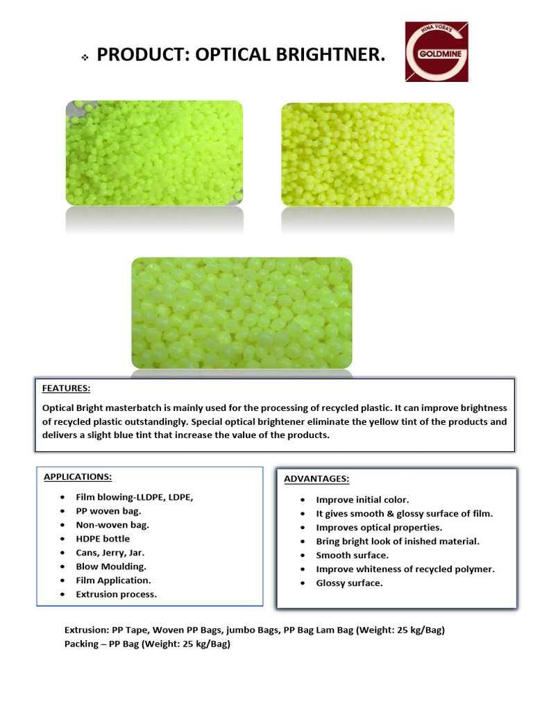 Optical Brightner | PDF