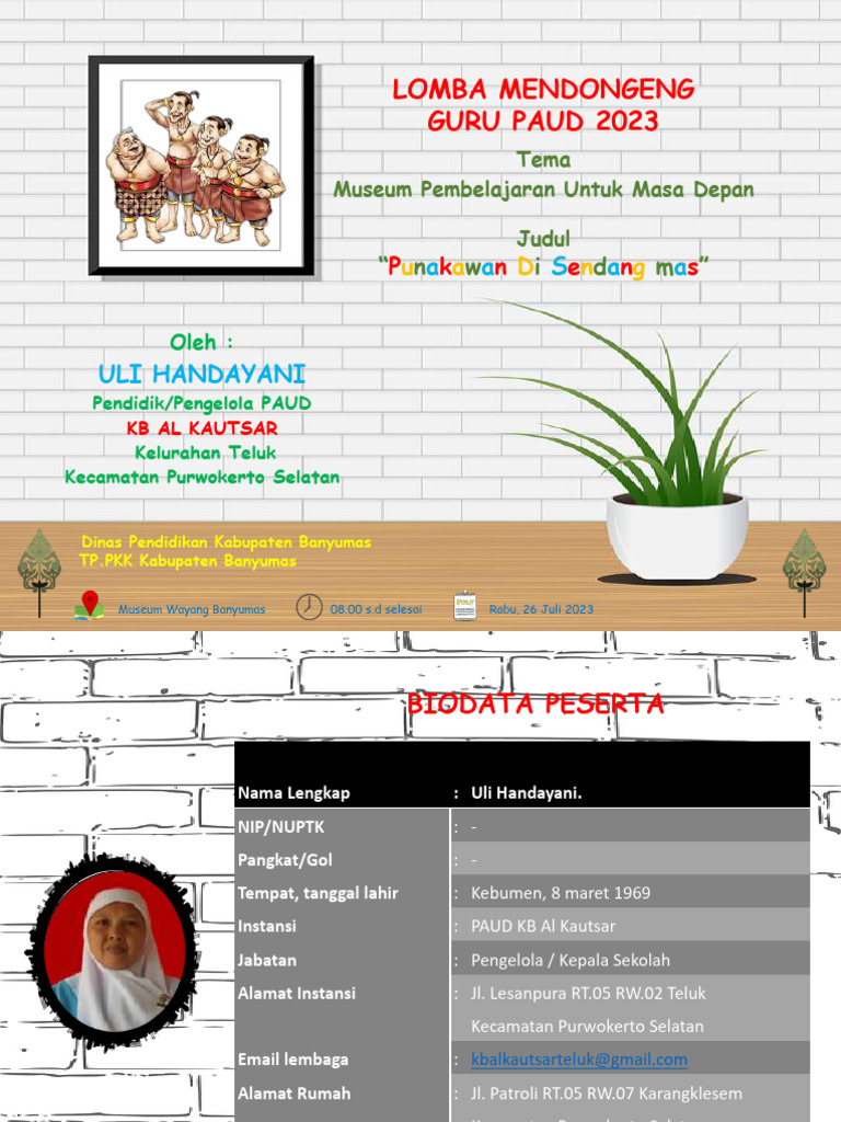 Naskah Dongeng Bu Uli | PDF