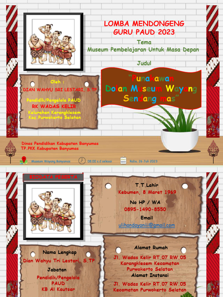 Naskah Dongeng Bu Dian | PDF