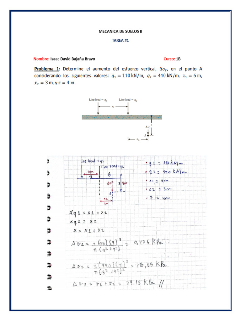 Tarea #1 Mecanica de Suelos | PDF