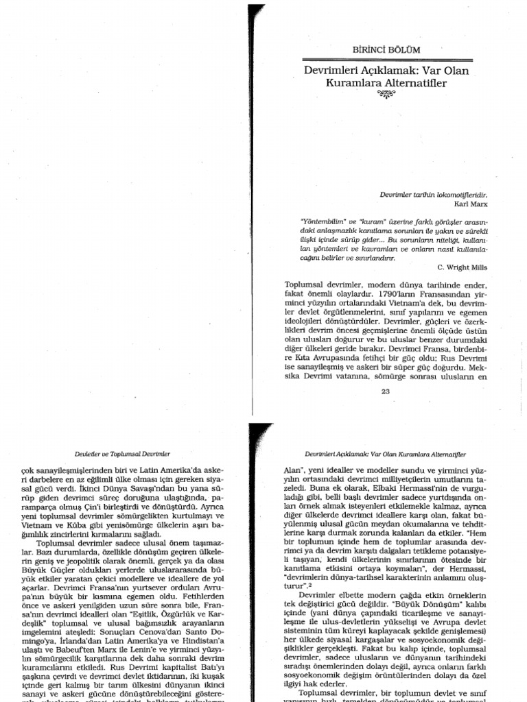 Devrimler Ve Kuramlar | PDF