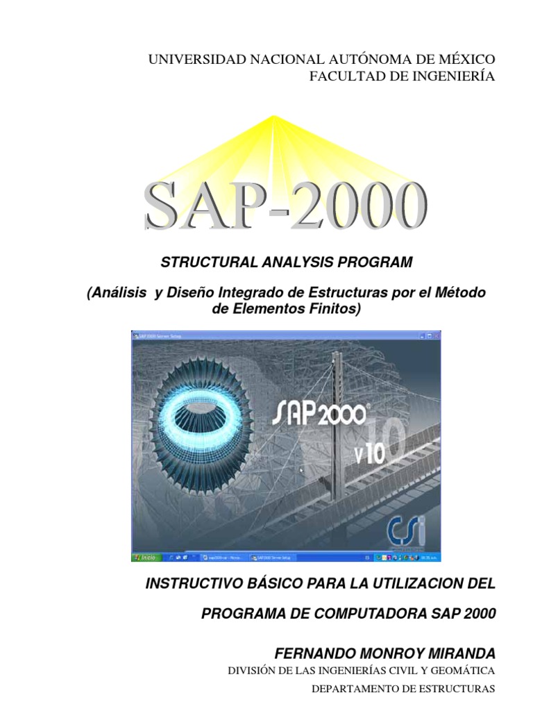 Sap2000 v10 FMonroy | PDF