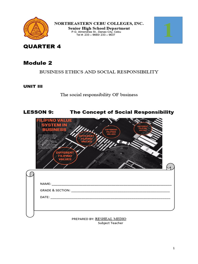 QUARTER 4 - Module 1 | PDF | Business | Finance & Money Management