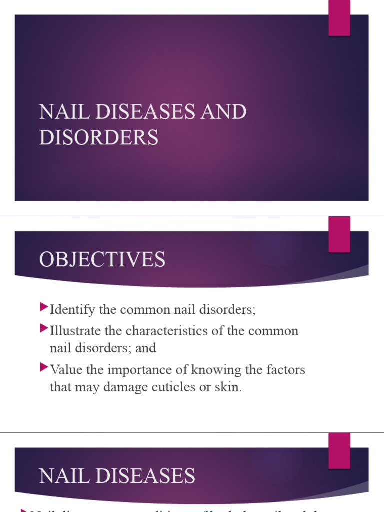 Nail Disorder | PDF | Nail (Anatomy) | Integumentary System