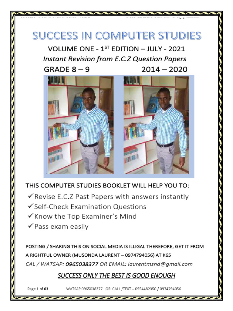 Success in Computer Studies Junior | PDF