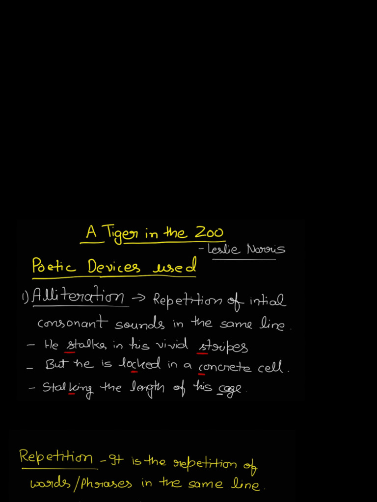 Poetic Devices Class 10 | PDF