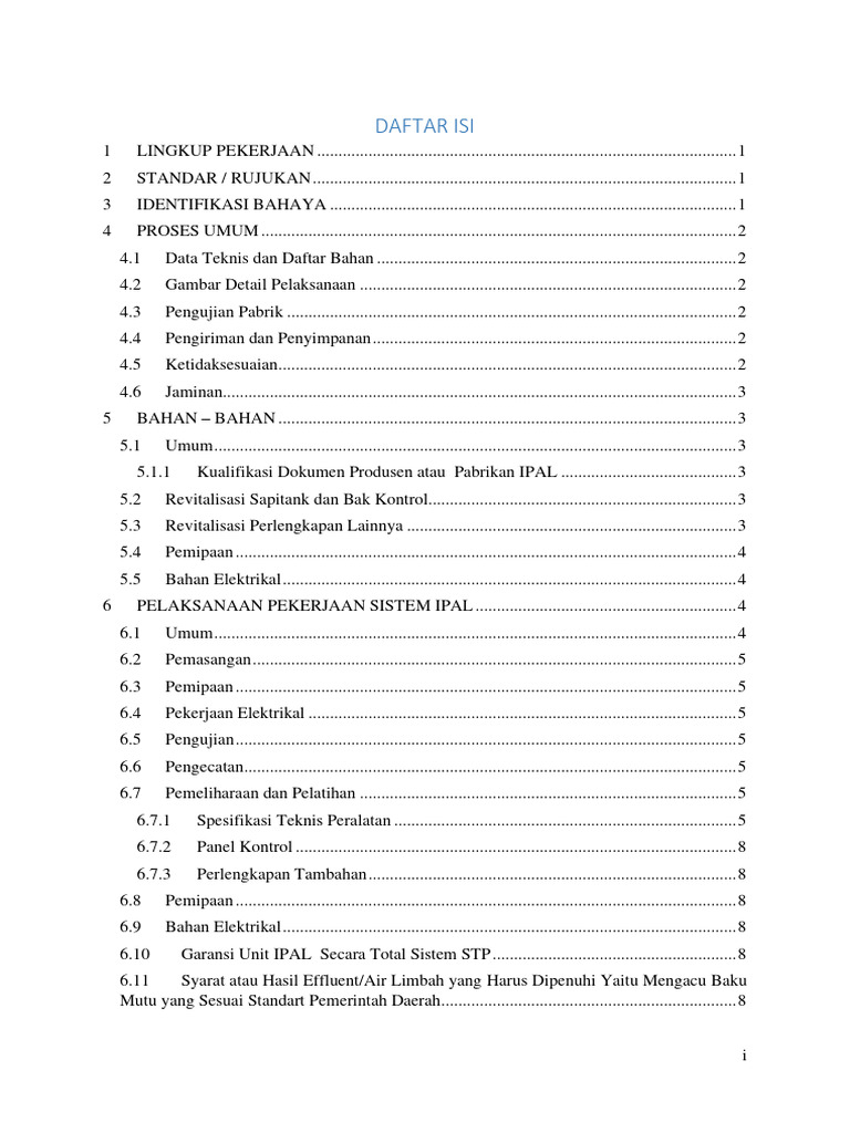 RKS IPAL KANTOR MANAJEMEN | PDF