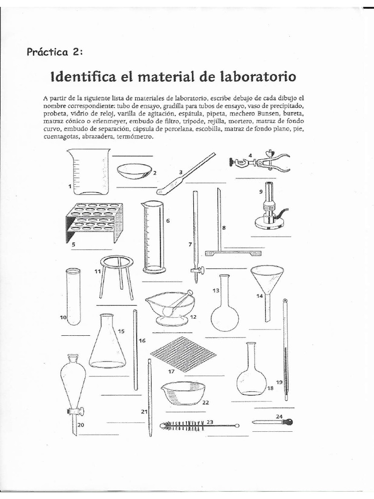 Ficha Material de Laboratorio PDF | PDF