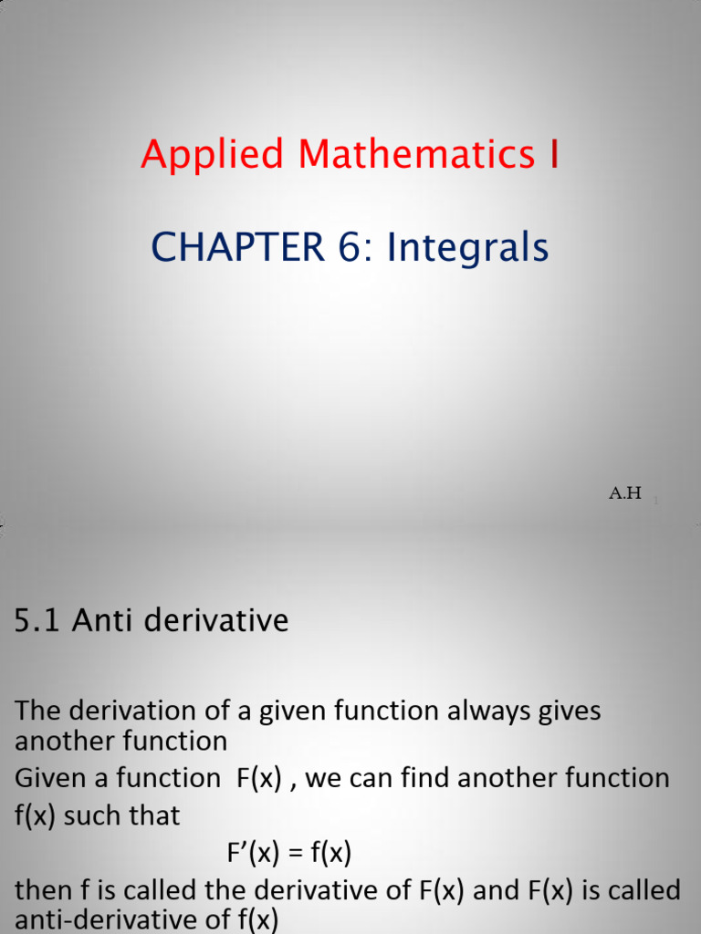 Applied I-Chap6 | PDF