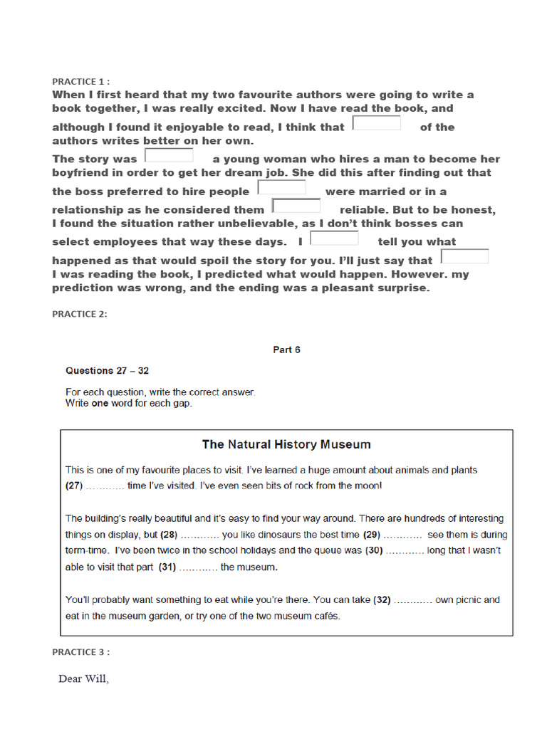 Part 6 Reading Pet | PDF