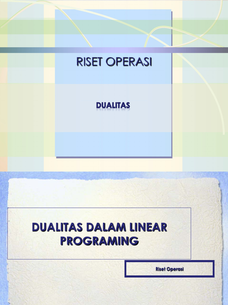 Hari Bagus P. Mantik S.Kom M.Si 03092023123817 Meeting 05 Dan 06 With Quiz - Dualitas-Dalam ...