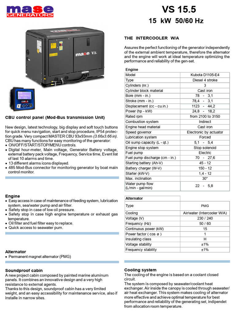 VS15.5 Eng | PDF | Engines | Electrical Engineering