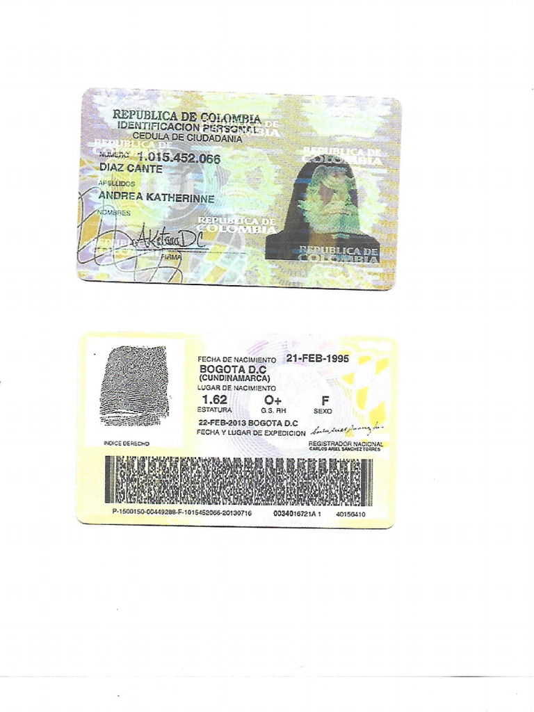 Arrendataria Cedula Andrea | PDF