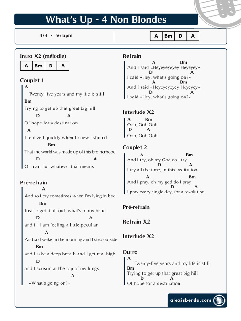 What's Up - 4 No Blonde - Alexis Berda | PDF